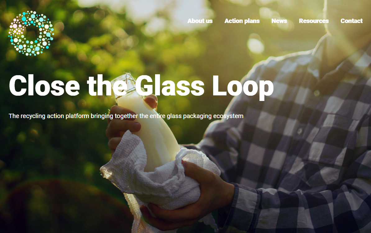 Close the Glass Loop: lanciata la piattaforma europea del riciclo del vetro